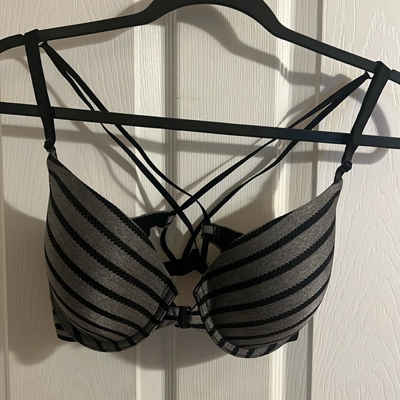 Victoria's Secret | Intimates & Sleepwear | Victorias Secret Black Gray ...